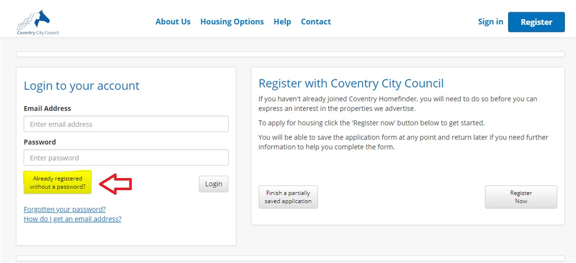 Coventry Homefinder